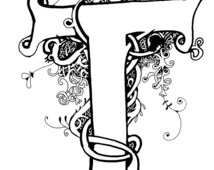 Popular items for letter t art on Etsy