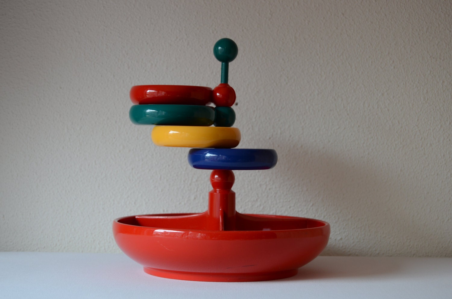 Multi coloured serving tray with levels from Emsa, West Germany, mid ...