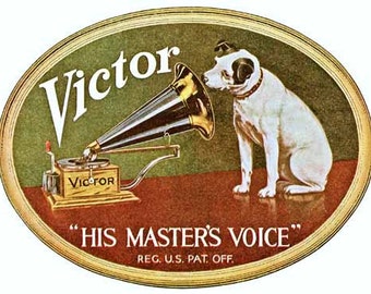Popular items for his masters voice on Etsy