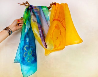 Summer neck scarf | Etsy