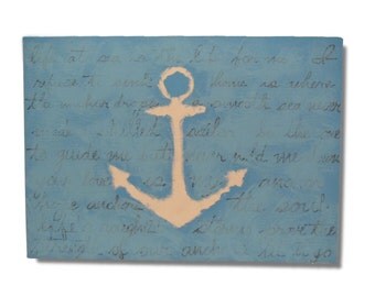 Faded Anchor Painting