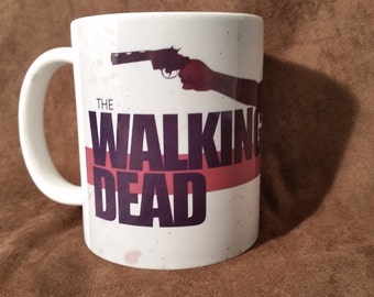 The walking dead cup | Etsy