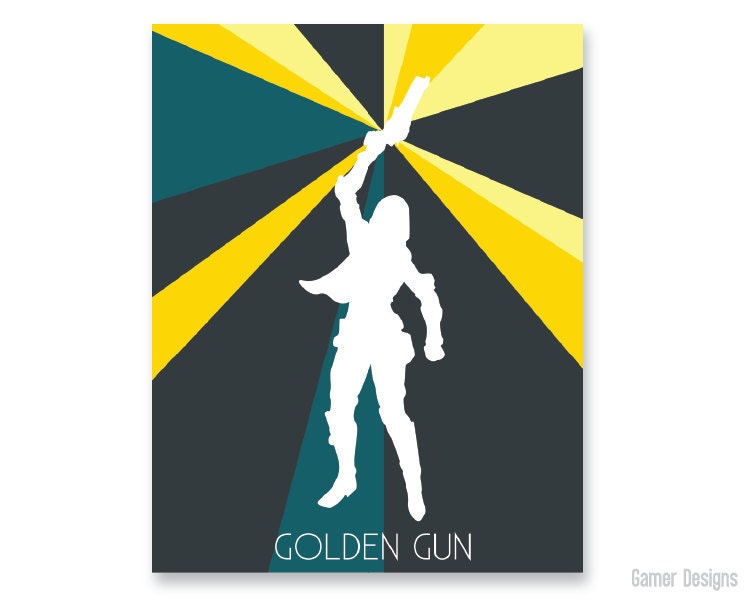 Destiny Golden Gun Destiny Art Destiny Poster by GamerDesigns