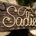 SADIE : 32 Western Rope Name Sign Cowboy Theme by RopeAndStyle