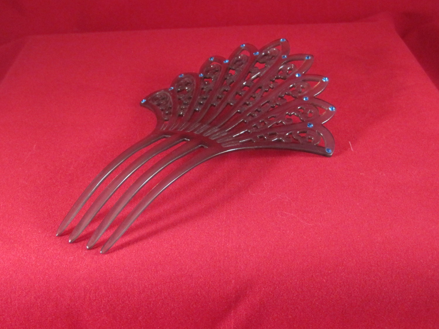 Beautiful Peacock Celluloid Haircomb – Haute Juice