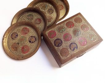 Popular items for box for coasters on Etsy