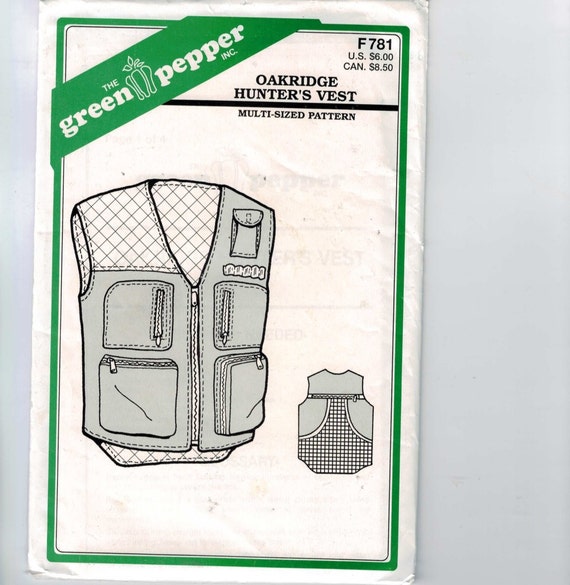 Craft Sewing Pattern Green Pepper F781 by historicallypatterns