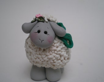 Popular items for polymer clay lamb on Etsy