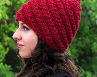 Knitting Pattern Pixie Hat Pixie Hood Pattern by CreatiKnit