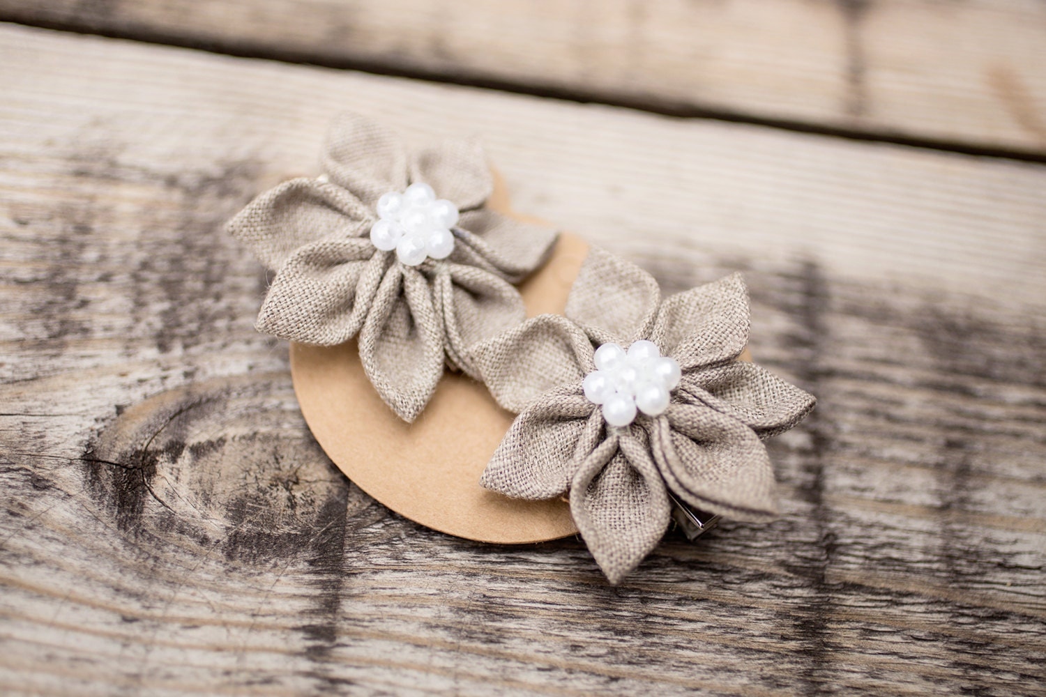 Gray hair clips for wedding flower girls gray hair flowers
