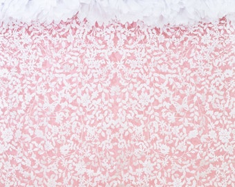 Lace Felt Garland Wedding Backdrop Photography Back drop