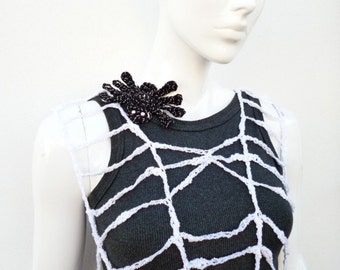 Spider web vest | Etsy