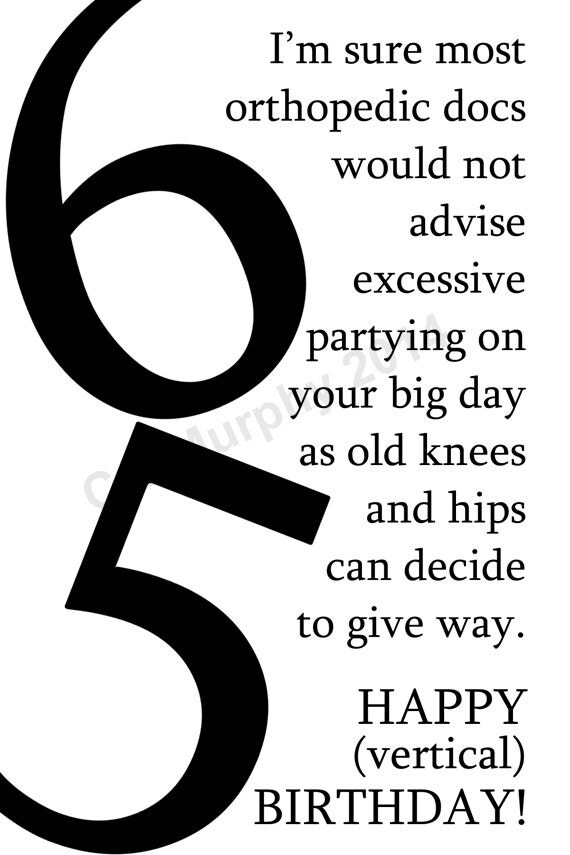 DOWNLOAD 65th Birthday Card Turning 65 Happy Birthday Friend