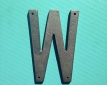 Popular items for metal letter w on Etsy