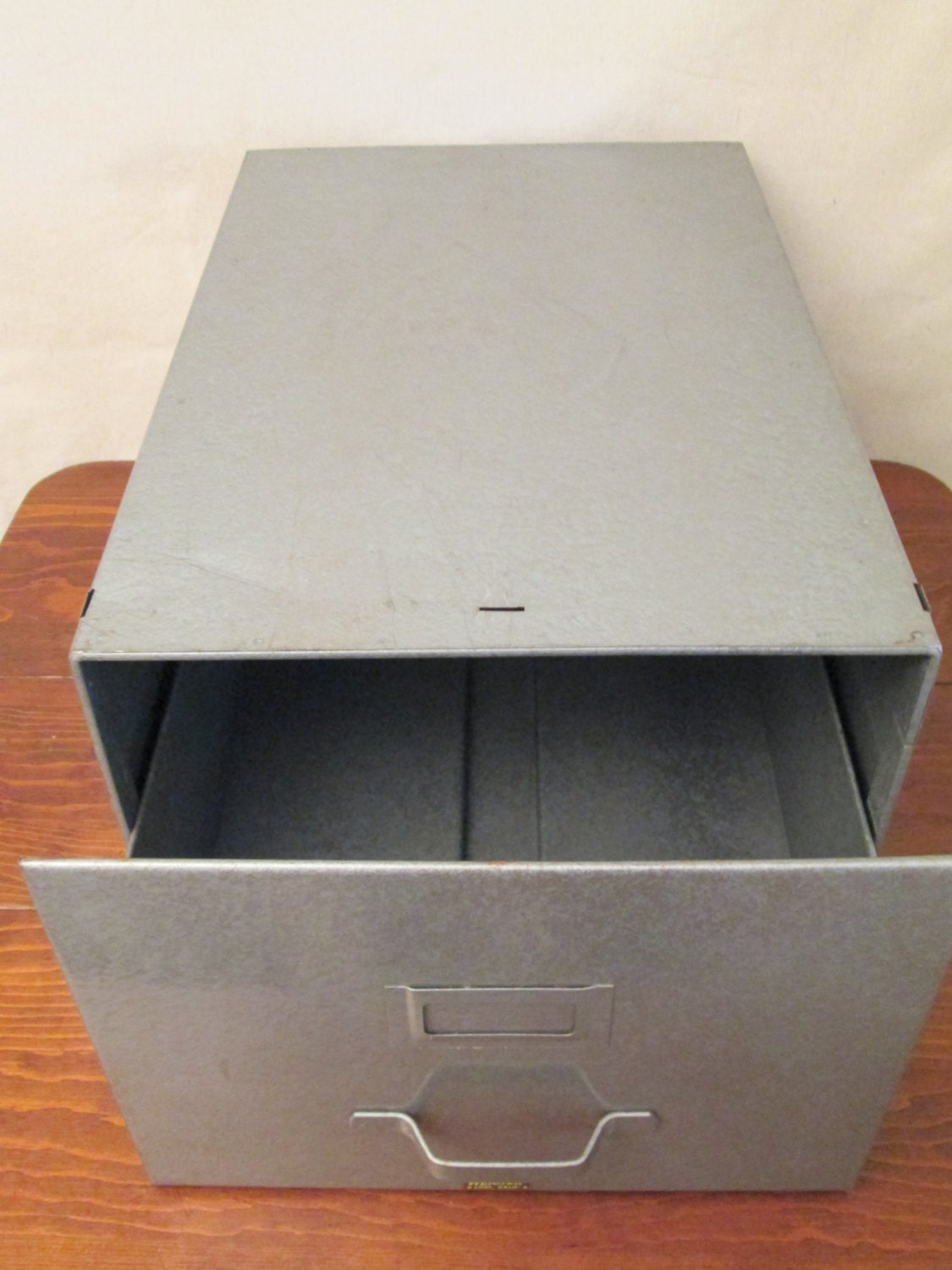 Vintage Werner Industrial Large Metal File Drawer Organizer Box – Haute ...