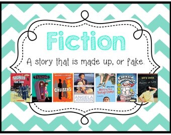 INSTANT DOWNLOAD, Printable Turquoise Chevron Genre Posters, Reading ...