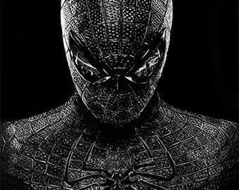 The Amazing Spider-Man: Scratch Art High Quality Giclee