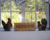 Popular items for hen house sign on Etsy