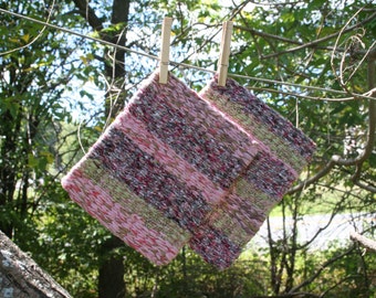 Twined rag rugs | Etsy