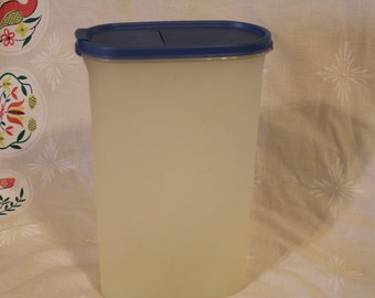 SALE! Vintage Tupperware Container Canister Blue - Food, Cereal Storage ...