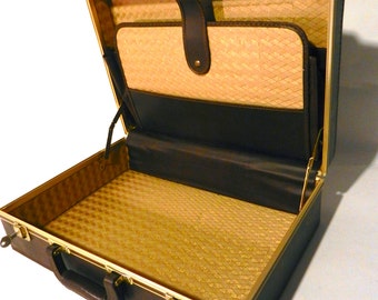 Vintage Briefcase with Keys With Fantastic Silk Interior