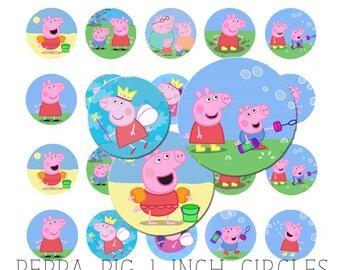 Popular items for peppa pig circles on Etsy