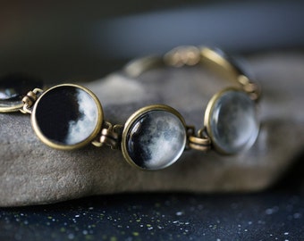 Unique full moon jewelry related items | Etsy