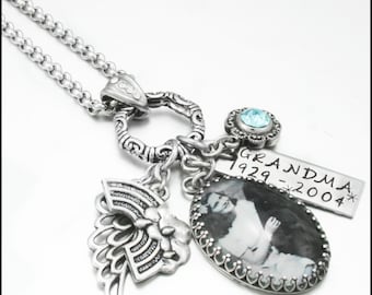 Custom Memorial Jewelry, Customized Memorial Necklace, Loss Jewelry ...