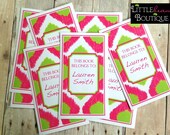 Personalized Library Book Stickers, Library book, Ex Libris, Vintage ...