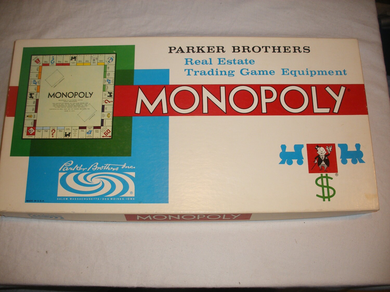 Vintage Monopoly Board Game 1961 T-352