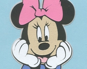 Disney Minnie Mouse Head Cricut Paper Piecing