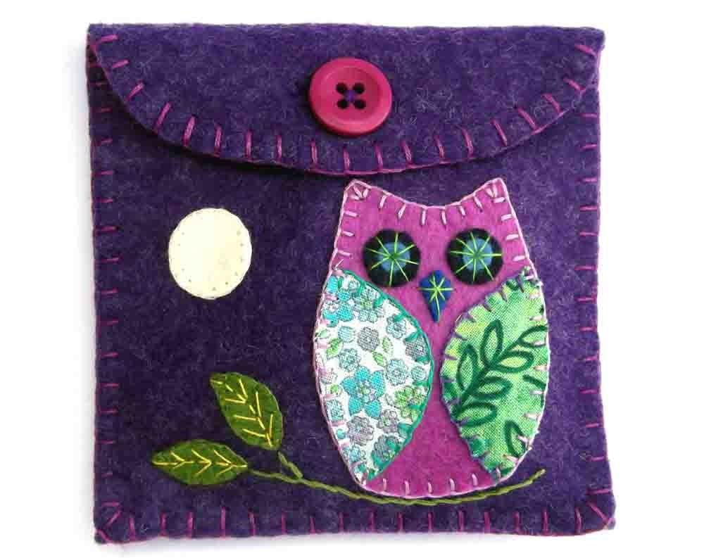 Handmade Felt Coin Purse | semashow.com