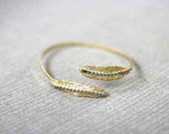 Athena Arm Band Greek Leaves Arm Cuff Wrap Around Arm