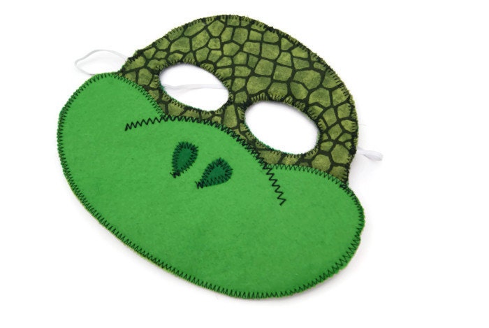 Turtle Mask Tortoise Mask Woodland Animal Mask Animal