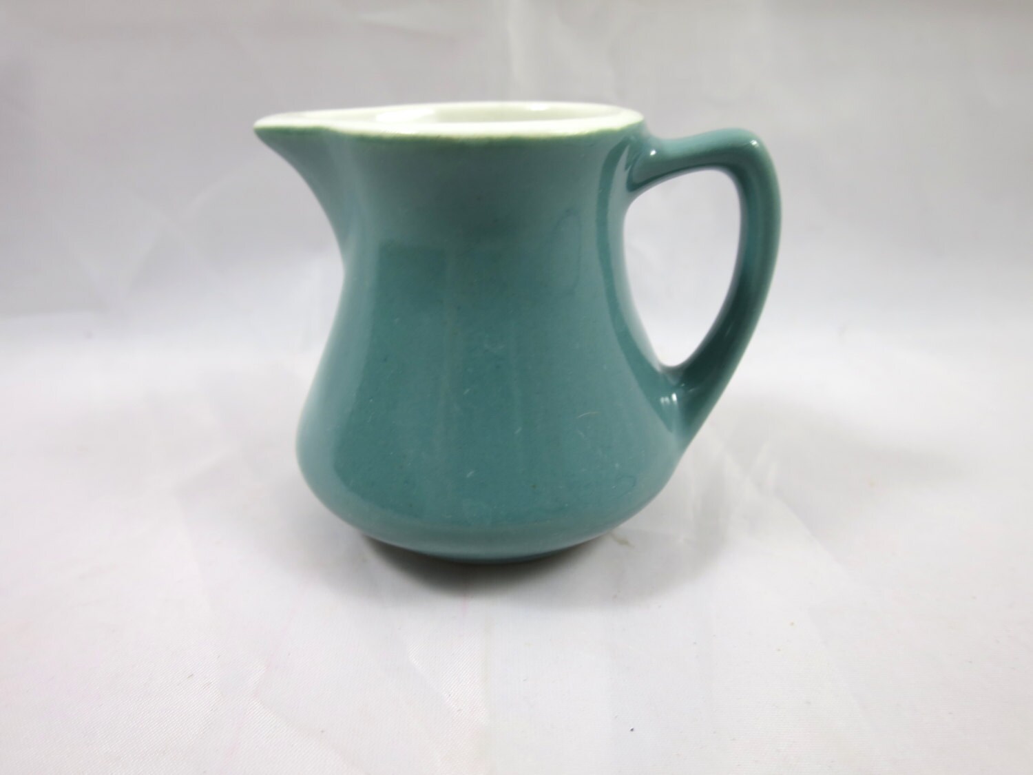 Hall China Creamer Monterey Green 1.5 oz Personal Size Restaurant Ware ...