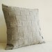 Light Grey Felt Cushion Cover Felt Pillow Decorative