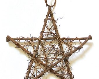 Popular items for grapevine stars on Etsy