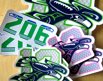Popular items for seahawks sticker on Etsy