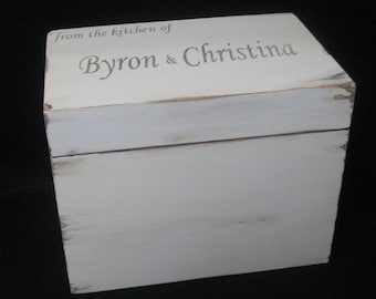 Vintage recipe box | Etsy