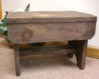 Wood step stool | Etsy