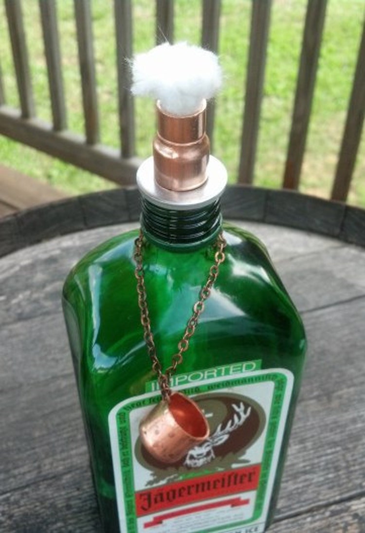 Copper Tiki Torch Cap Snuffer 4 caps by HarvestMoonShoppes on Etsy