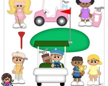 Popular items for golf clip art on Etsy