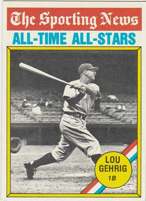 1976 Topps Lou Gehrig Card