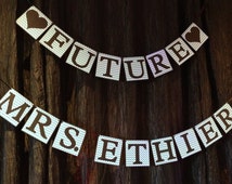 Unique future mrs banner related items | Etsy