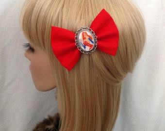 Jessica rabbit hair bow clip rockabilly psychobilly kawaii pin up punk ...