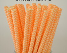 Popular items for peach paper straws on Etsy
