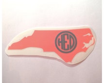 Popular items for north carolina decal on Etsy