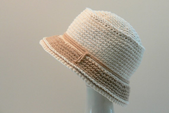 Crochet Pattern Mens Hat Bucket Hat Sun Hat Double
