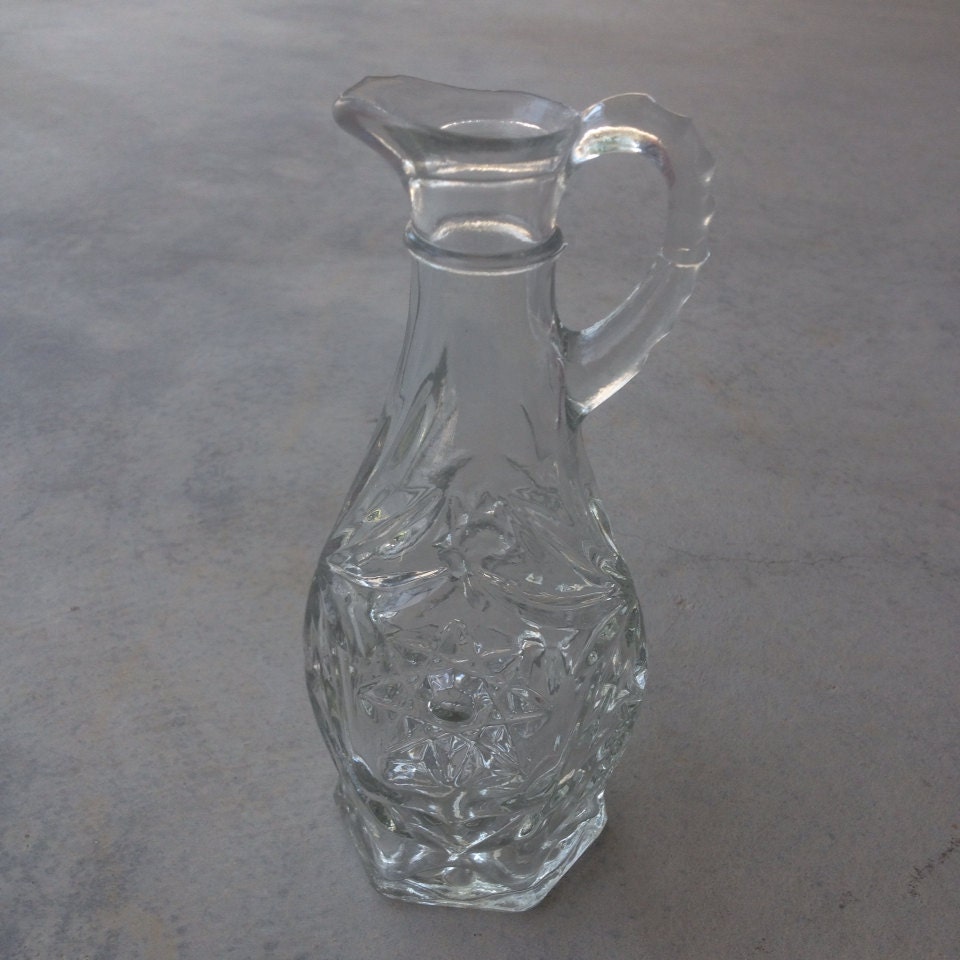 Vintage Find- Lovely Glass Honey/Oil/Vinegar Pitcher – Haute Juice