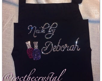 Popular items for nail tech apron on Etsy